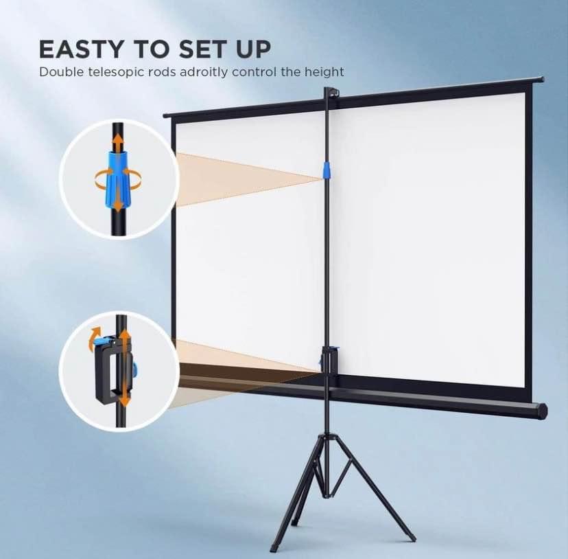 100 Inch Projector Screen With Tripod – Beyone